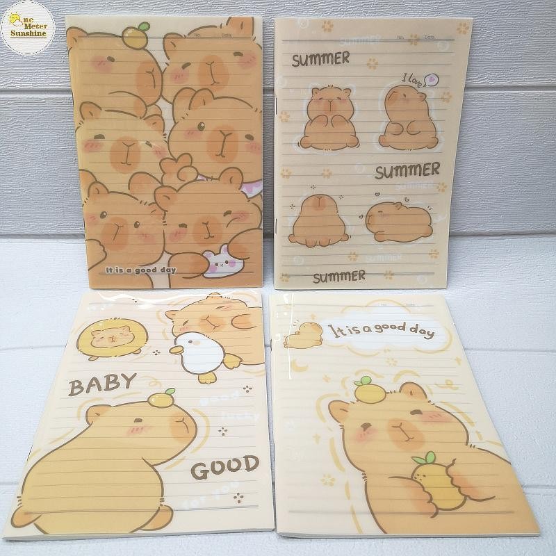 OMS Cute Capybara A5 Notebook Exercise Book Notepad Diary Student ...