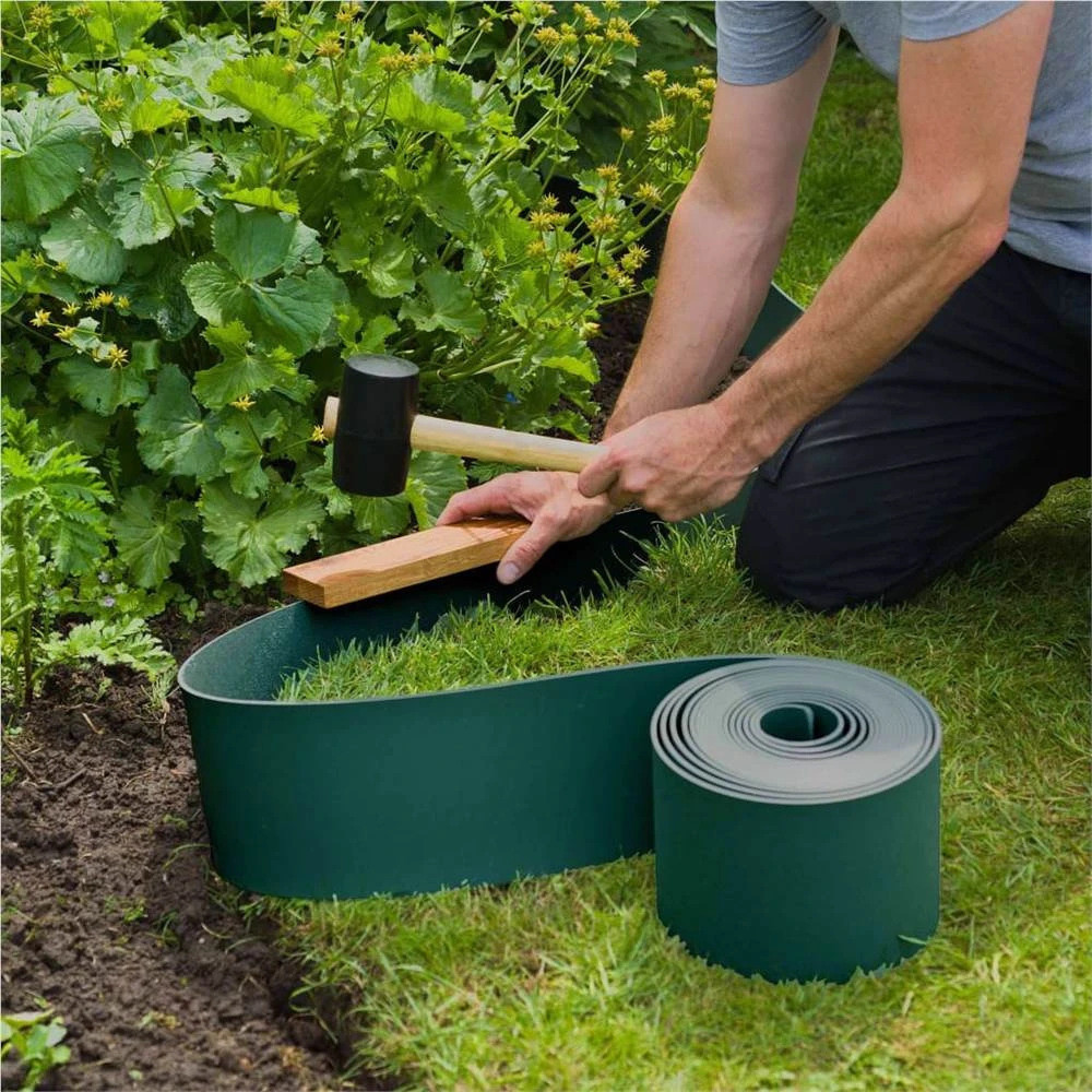 Garden Fence Grass Plastic Edging Fence 10/15/20cm Belt Border Garden ...