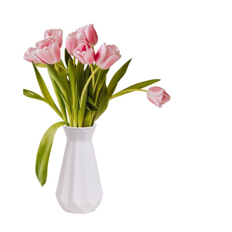 Beautiful plastic flower vase, modern plastic flower vase model, light ...