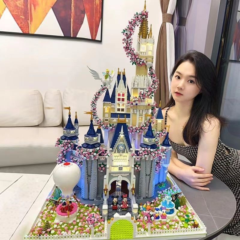 Shopee Official Sakura Disney Princess Castle Compatible Lego Girl ...