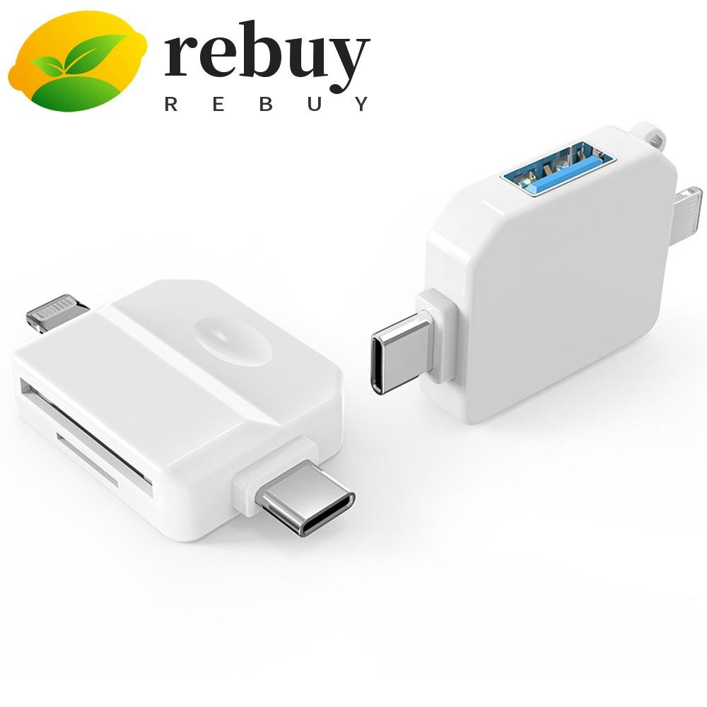 REBUY Multi-Function 5 in 1 Card Reader, USB Type C 5 in 1 Otg Adapter ...