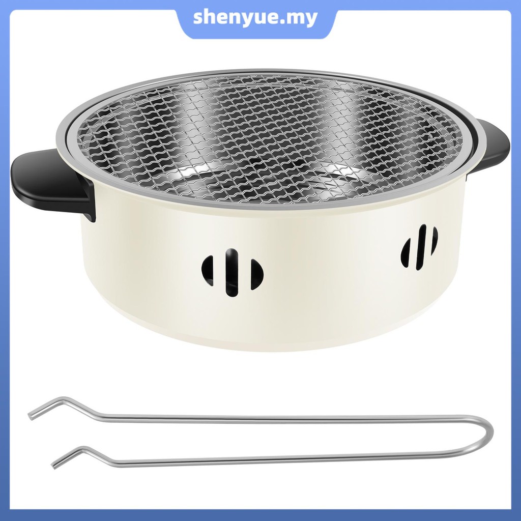 BBQ Charcoal Grill Stainless Steel Charcoal Barbecue Grill ...