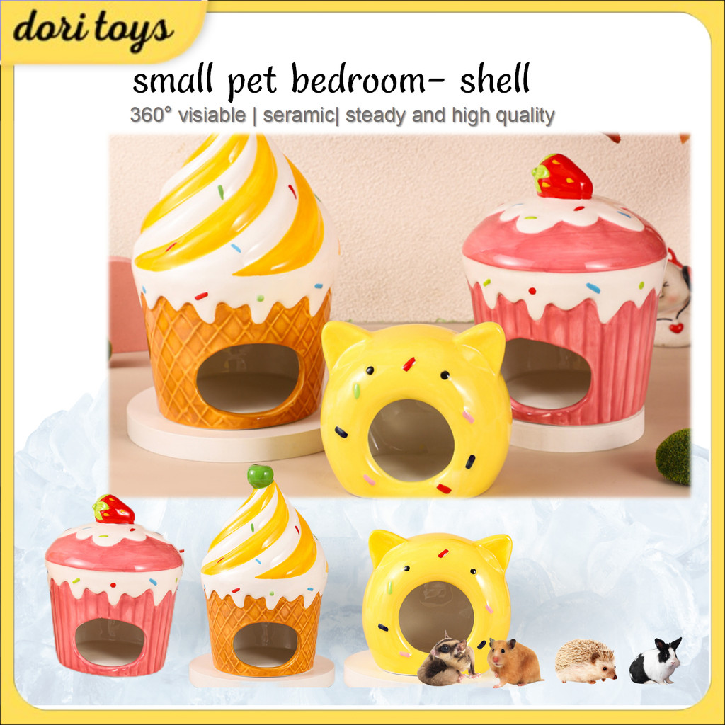 Hamster Nest Ceramic Igloo Golden Bear Igloo House House Summer Cooling ...