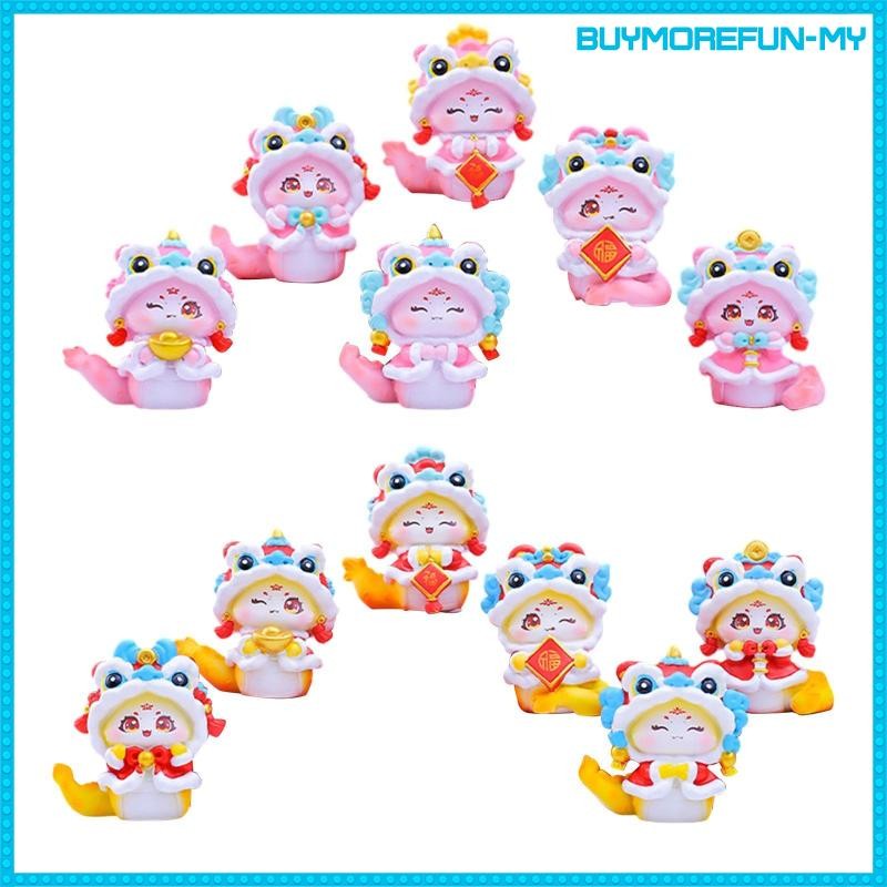 [BuymorefunMY] 6x Miniature Snake Figurines Small Snake Statues Desk ...