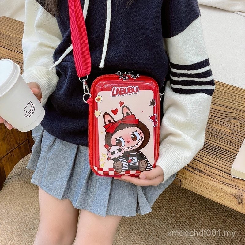 Shopee Official Pop Mart Children's Bag labubu Cartoon Cute Cross-body ...