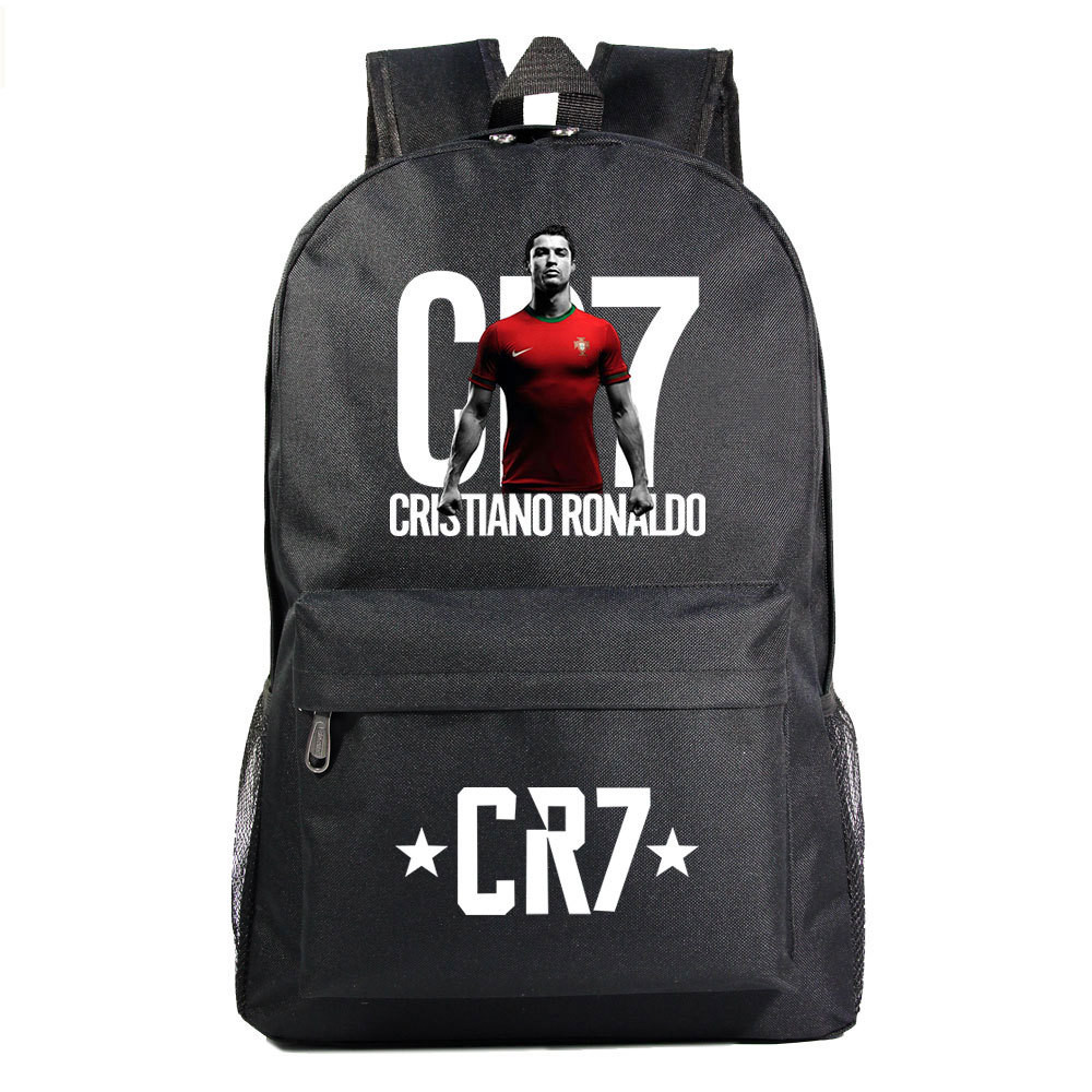 CR7 Ronaldo Backpacks Boys Girls Bookbag Children School Bags Cartoon ...