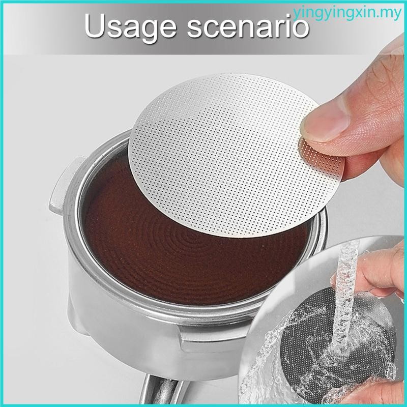 YIN Coffee Filter Meshs Stainless Steel Espresso Machine Basket Coffee ...