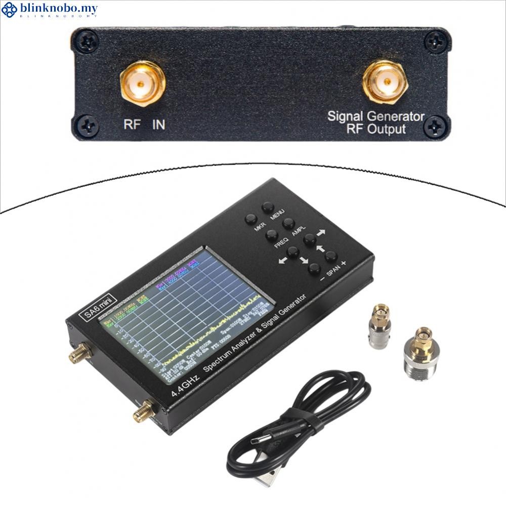 Portable SA6 Mini Spectrum Analyzer 35M-4400Mhz 3.2in LCD Wireless ...