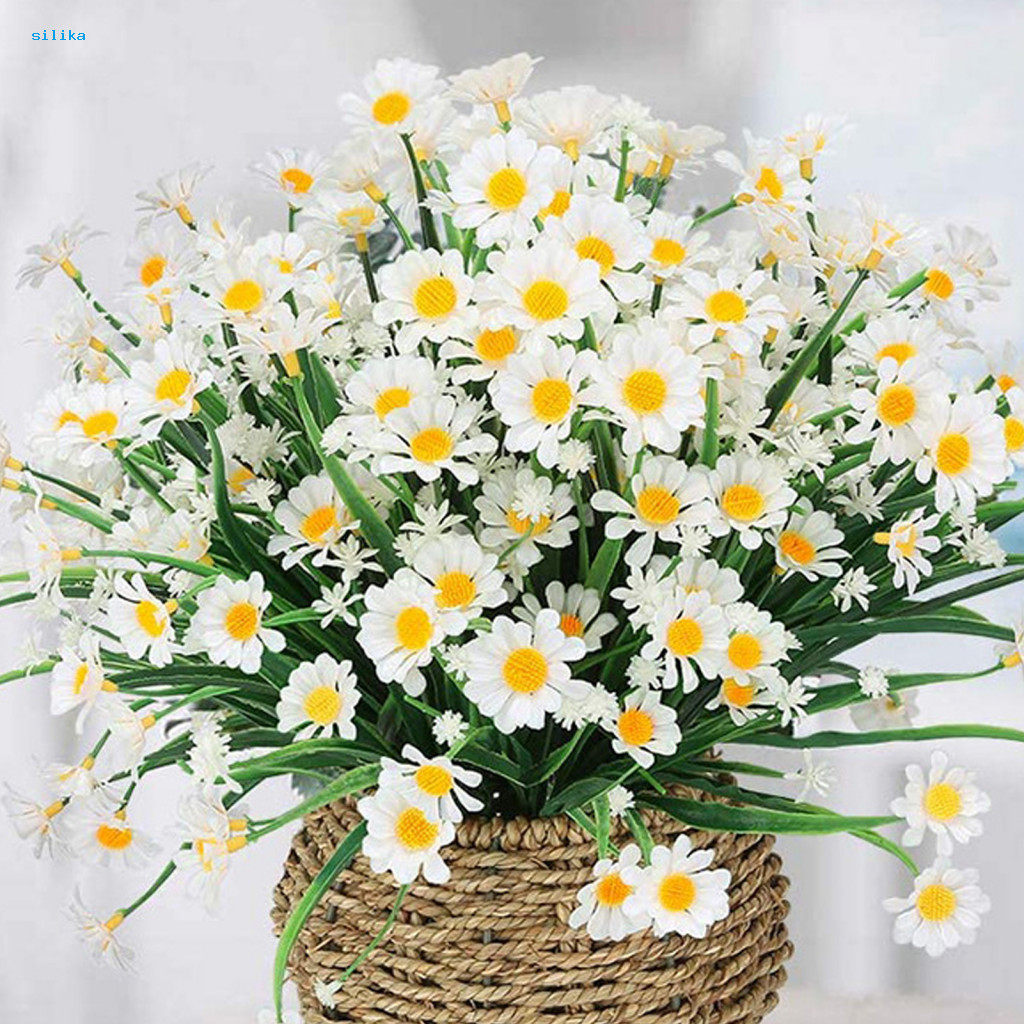 SIH- Long Stem Faux Cemetery Flower Photograph Prop Greenery Shrub ...