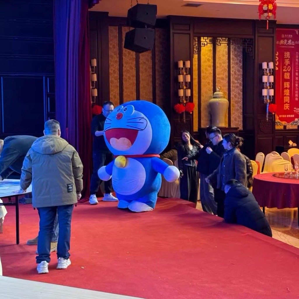 Doraemon Cartoon Doll Costume Doraemon Cartoon Doll Costume Adult Wear ...