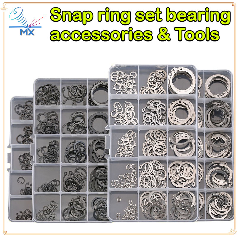 [MX1]Multiple types of snap ring set bearing accessories / Circlips for ...