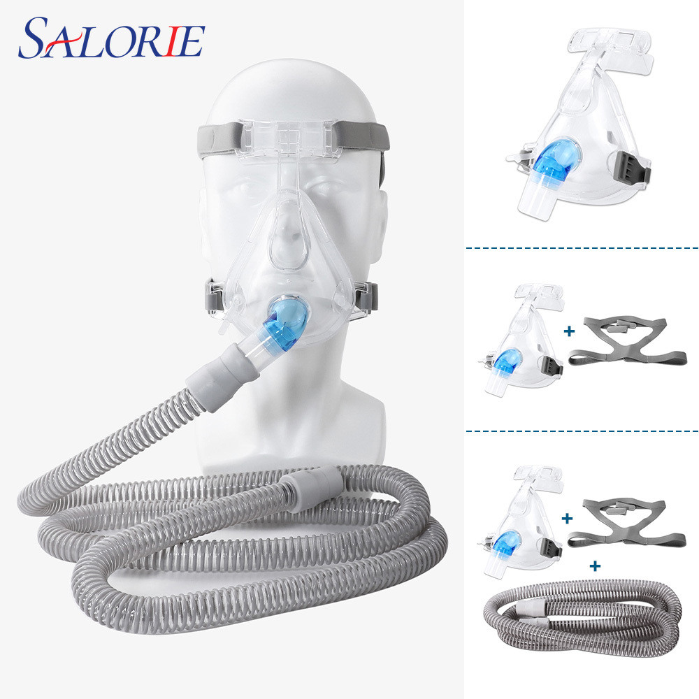 CPAP Masks Universal CPAP Full Face Nasal Mask Reuse Replacement Set ...