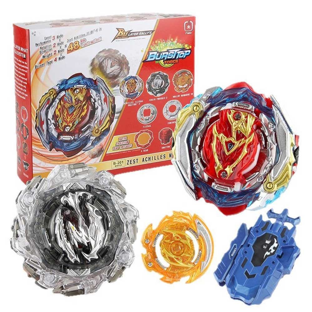 Beyblade Burst B-201 Zest Achilles Customize Set Spinning Top B201 ...