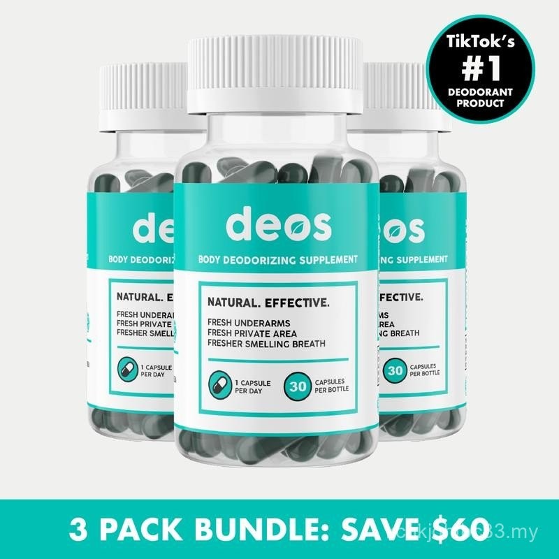 Full Body Deodorant Supplement | DEOS Internal Deodorant Full Body ...