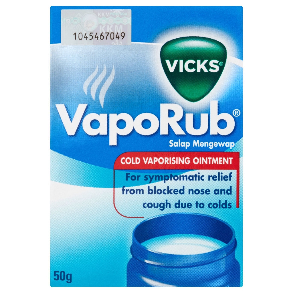 Vicks VapoRub Cold Vaporising Ointment 50g | Shopee Malaysia