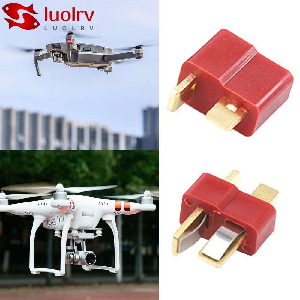 LUOLRV Male & Female Connectors, Red Deans Style T- Plug, T Female ...
