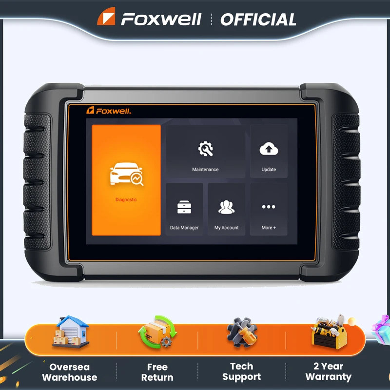 FOXWELL NT809 OBD2 All System Car Diagnostic Tools Bidirectional ...