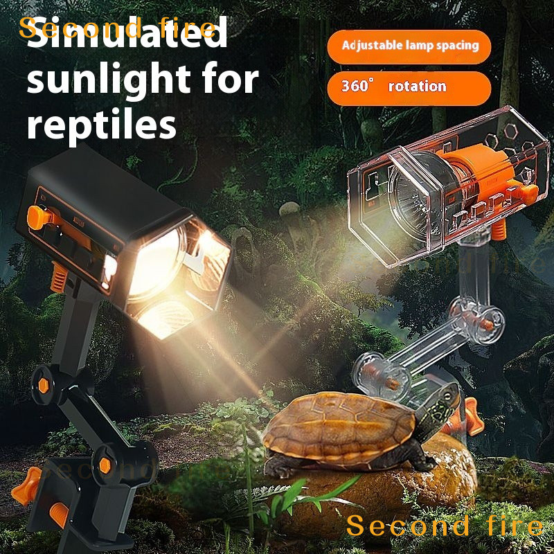 Turtle Sunshine Back Light Uvb Full Spectrum Sunken Turtle Lamp Pet ...