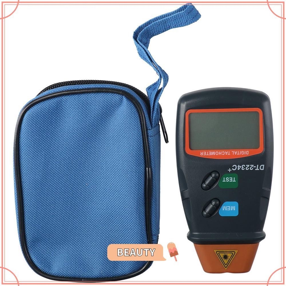 BEAUTYONE Laser Photo Tachometer, LCD Digital Non Contact Laser ...
