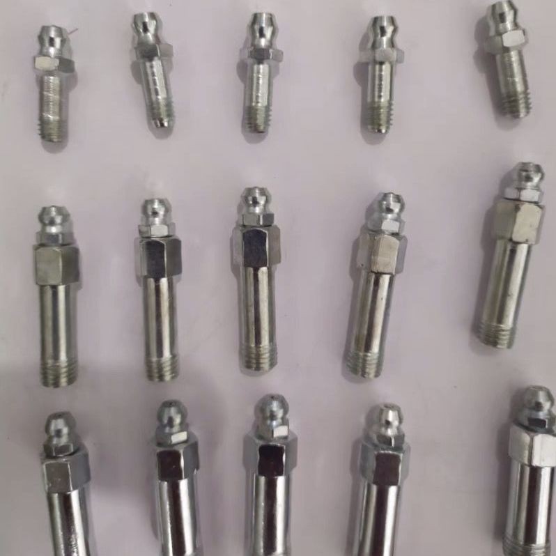 现货 Long grease nipple special grease nipple long thread oil nipple M6 ...