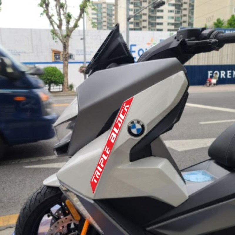 BMW Scooter Motorcycle Sticker, C400GT Motorcycle Head Side Garland ...