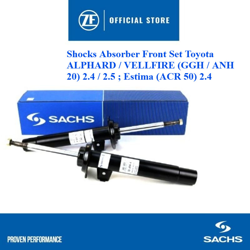 SACHS Shocks Absorber Front Set Toyota ALPHARD / VELLFIRE (GGH / ANH 20 ...