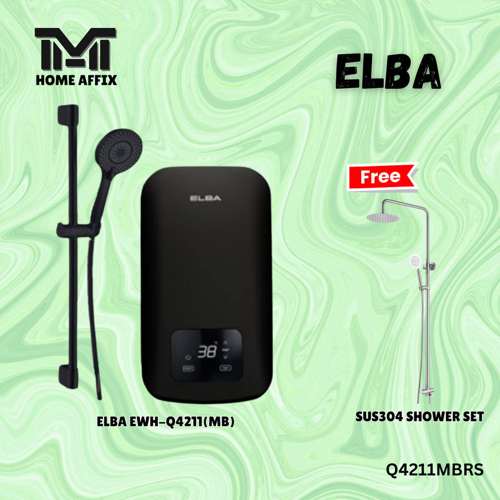 Elba Instant Water Heater | Snow White | ATTIVO Series | With AC ...