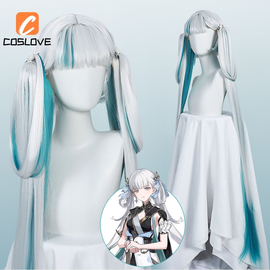 Anime Game Wuthering Waves Jinxi Cosplay Wig Suit For Woman Long ...