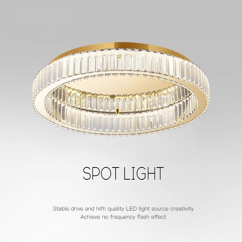 Living Room Ring Ceiling Light, Simple Modern Light Luxury Bedroom ...