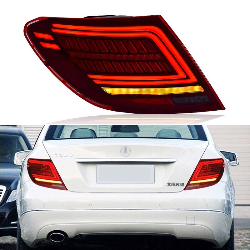 ZR For Car LED Tail Light Taillight For Mercedes Benz W204 C200 C250 ...