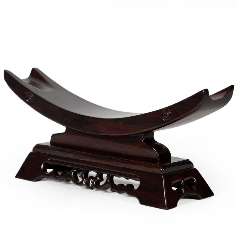 Mahogany Carving Crafts Ebony Wood Ivory Rack Ornament Base Solid Wood ...