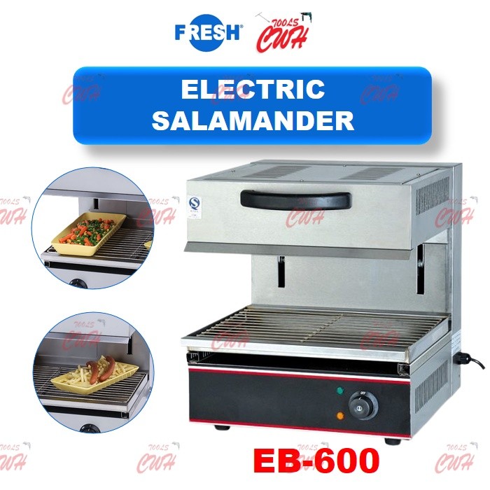 FRESH ELECTRIC SALAMANDER EB-600 ADJUSTABLE LIFT OVEN GRILL SMOKELESS BBQ ROASTING ROASTED SATAY ...