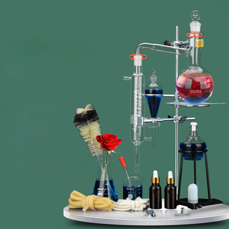 Household Small All-Glass Distillation Device Water Steam Pure Dew ...
