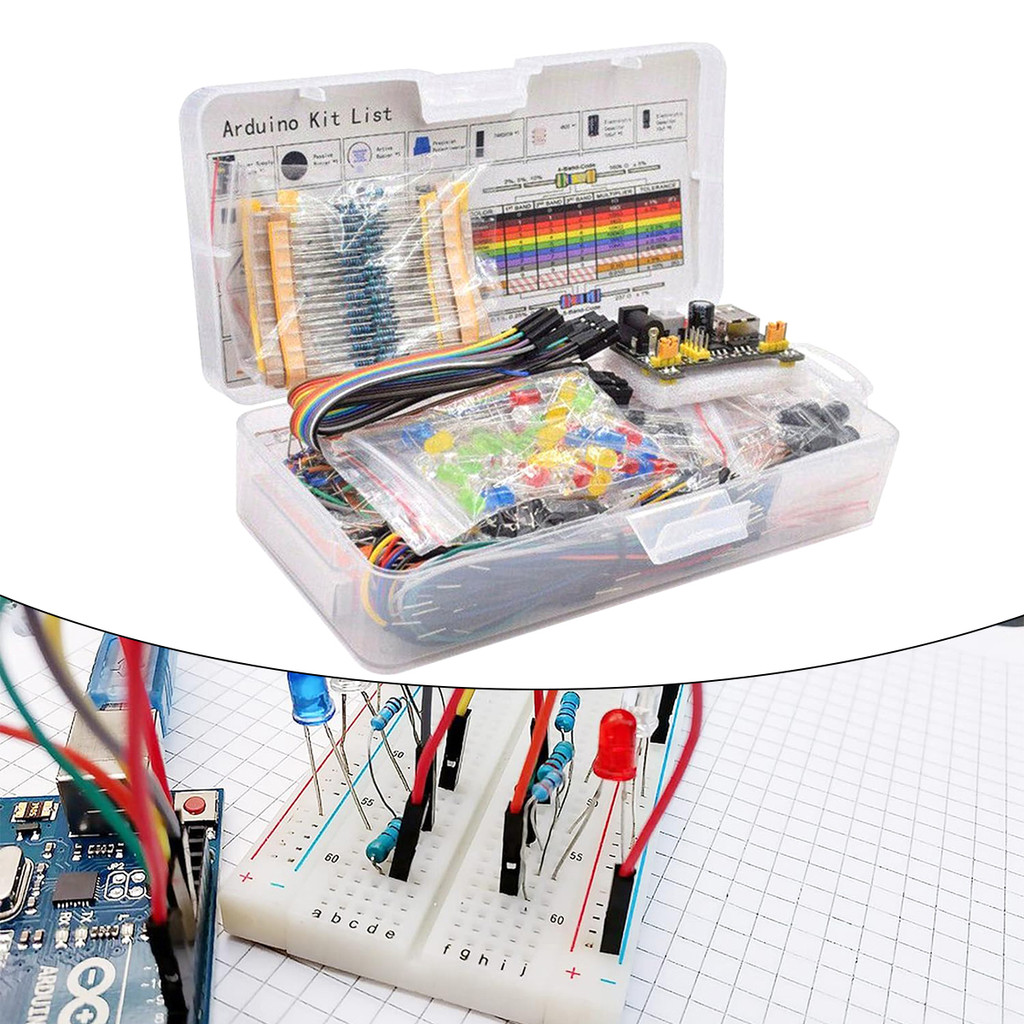 1 Set Starter Kit For Arduino R3 Kit Electronic Components Set With Box ...