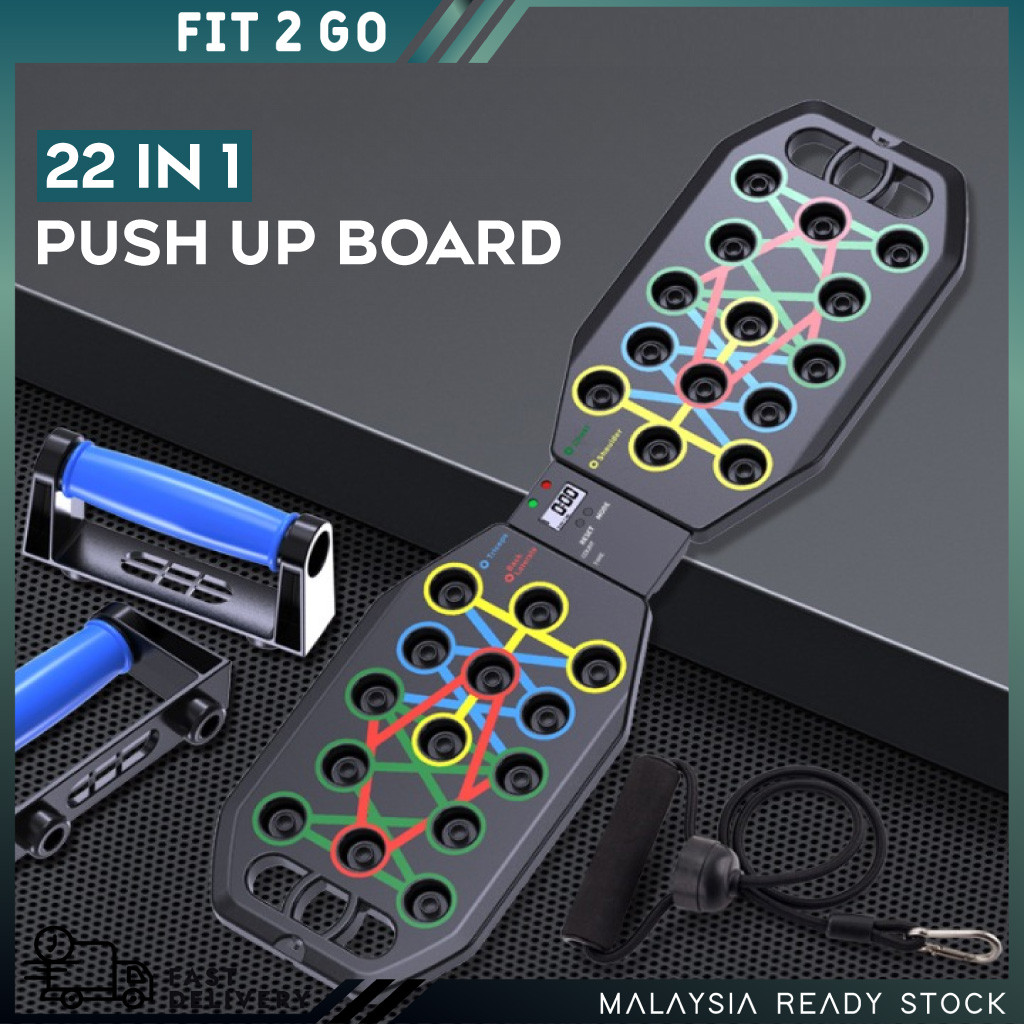 22 IN 1 Multifunctional Push Up Board Foldable Pumping Fitness Stand ...