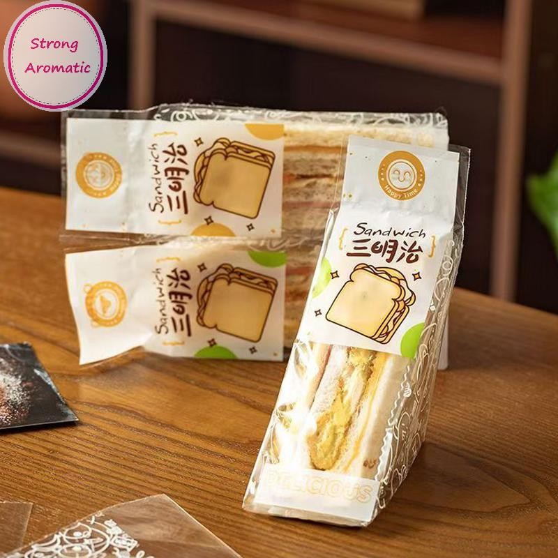 STRO 100 PCS Sandwich Wrappers Special Disposable Easy To Tear ...