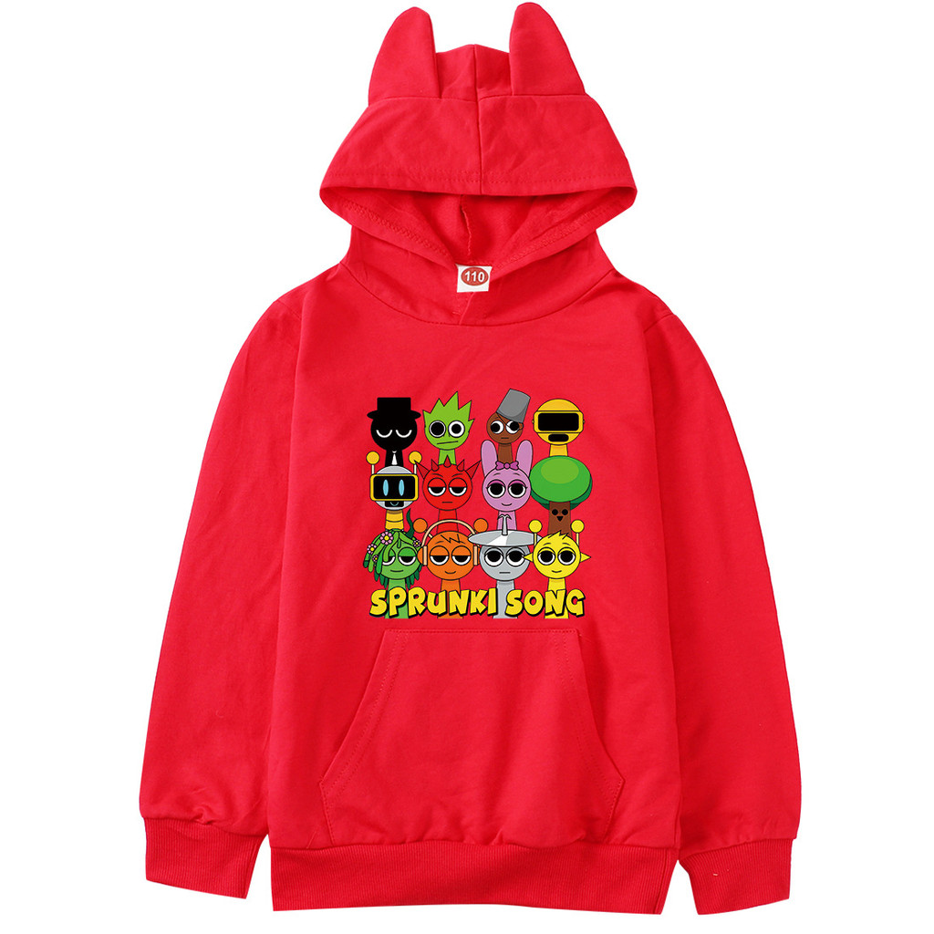 Sprunki Incredibox Sprunki Hoodie Printed Sweatshirt For Kids Christmas ...