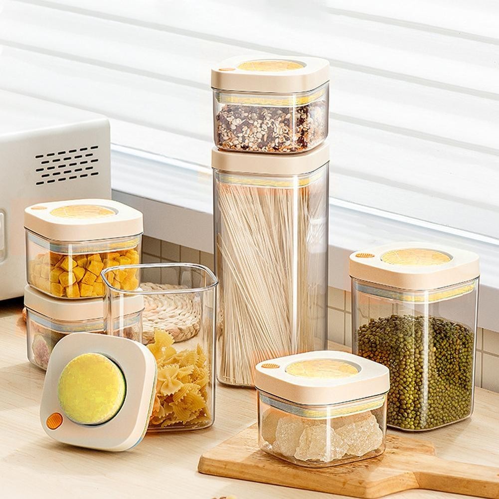 Vacuum Sealed Tank Food Grade Storage Box Kitchen Storage Tank Jar Jar ...