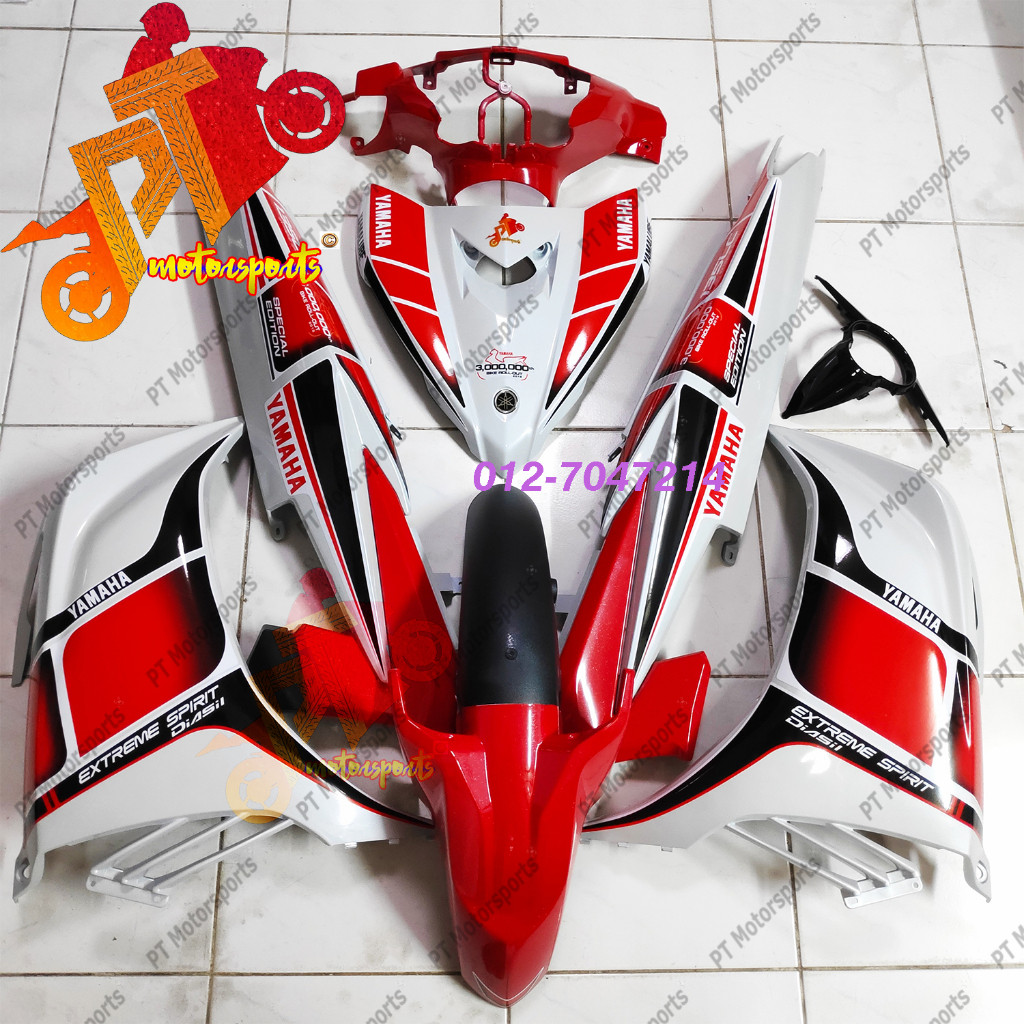 Yamaha LC 135 Cover Set Special Gp Edition 2012 30th Red White Merah ...