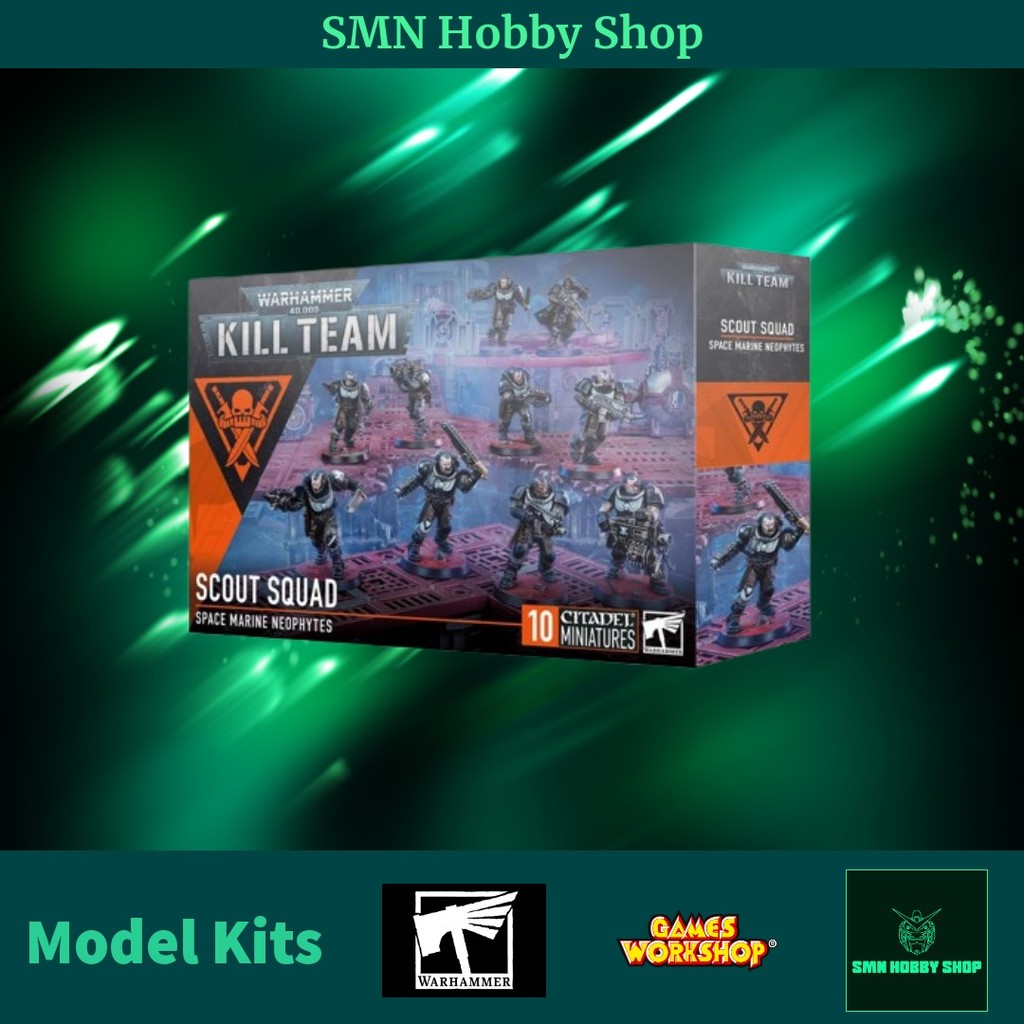 Miniatures Kill Team Scout Squad Space Marine Neophytes 10 Miniatures ...