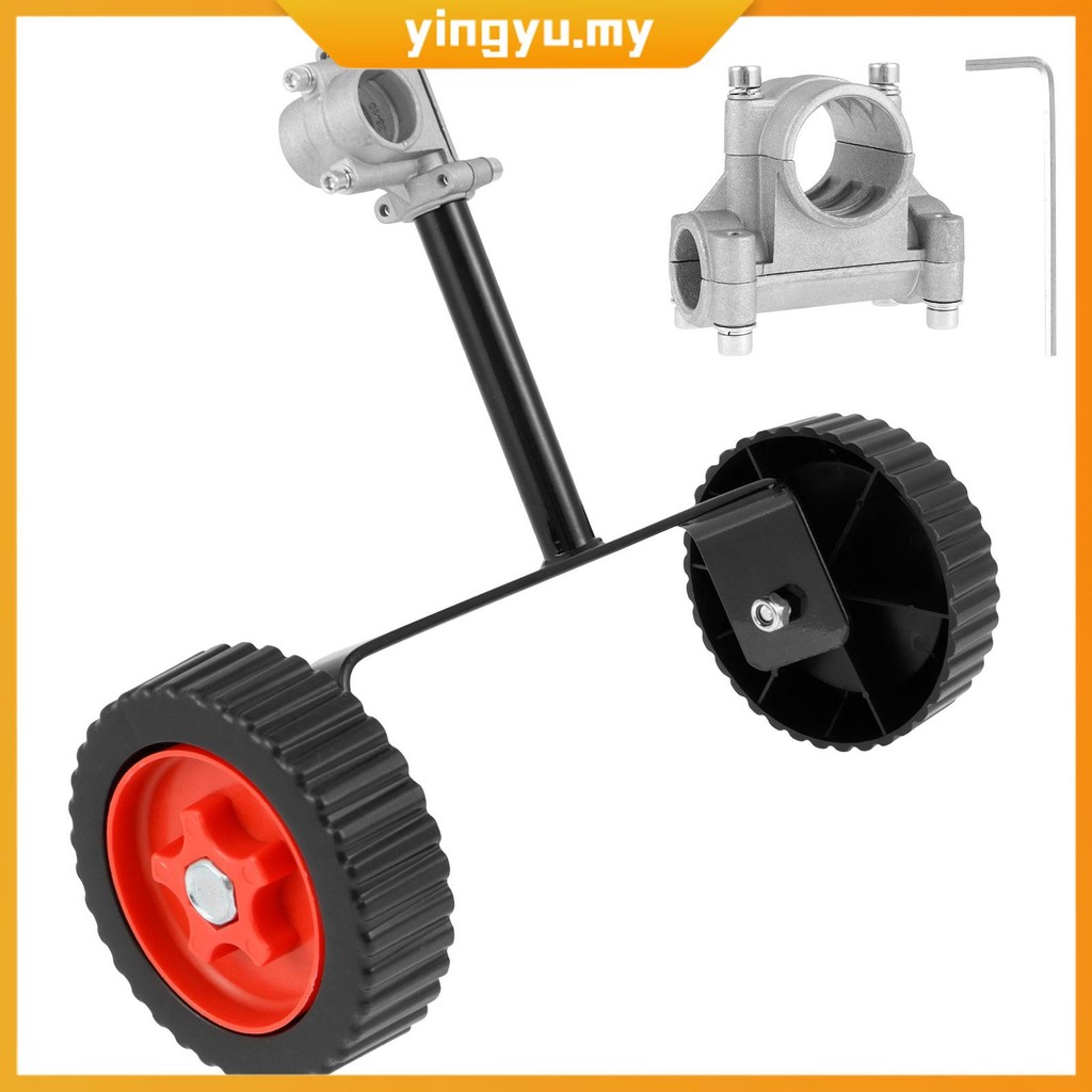 Lawn Mower Support Wheel Height Adjustable Weed Trimmer Auxiliary Wheel ...