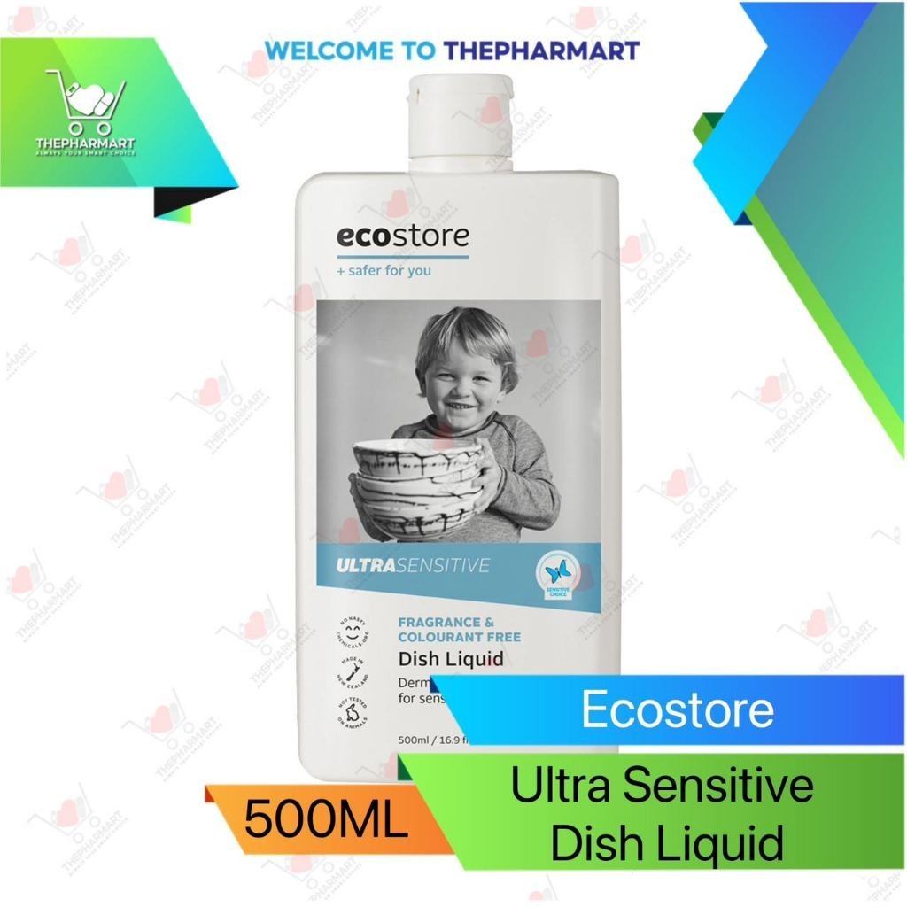 Ecostore Ultra Sensitive Dish Liquid Fragrance Free(500ML) | Shopee Malaysia