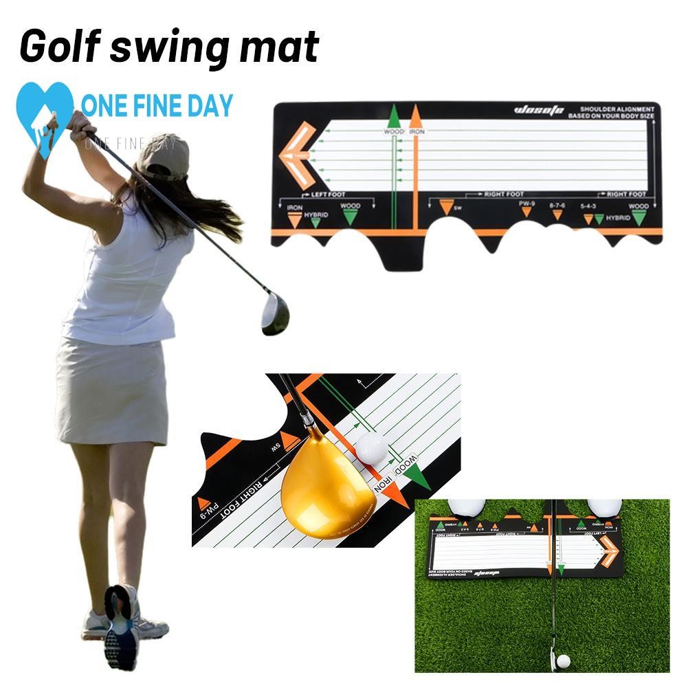 Golf Swing Stance Mat Beginner's Posture Assist Mat, Entry-level ...