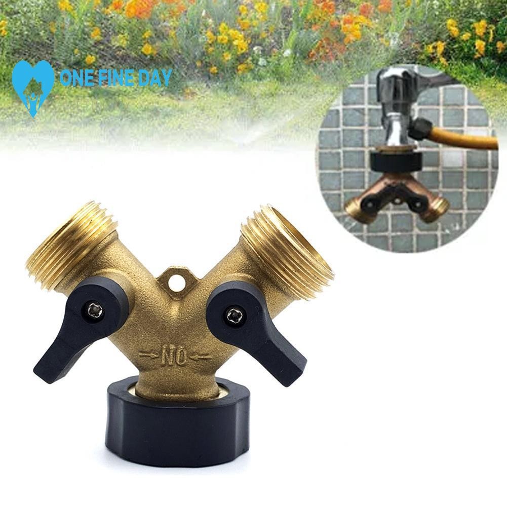 Garden Ball Valve Garden Faucet Three-way Hose Diverter One Y Type ...