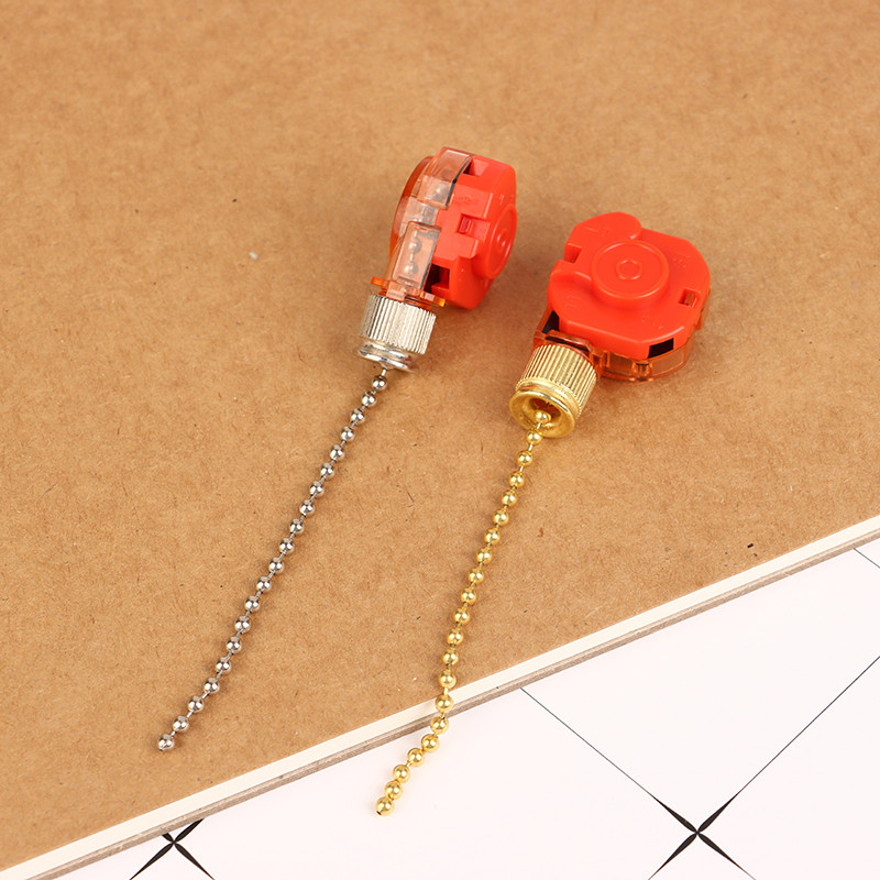 [NAY] 3 Speed Pull Chain Control Brass 4 Wire Ceiling Fan Chain Switch ...