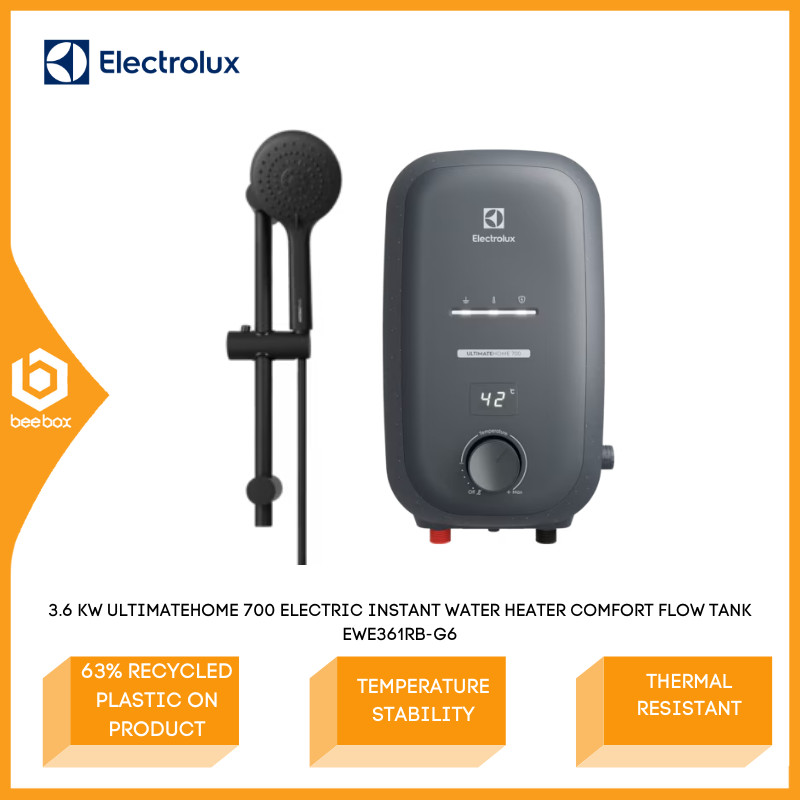 Electrolux UltimateHome 700 electric instant water heater Shower ...