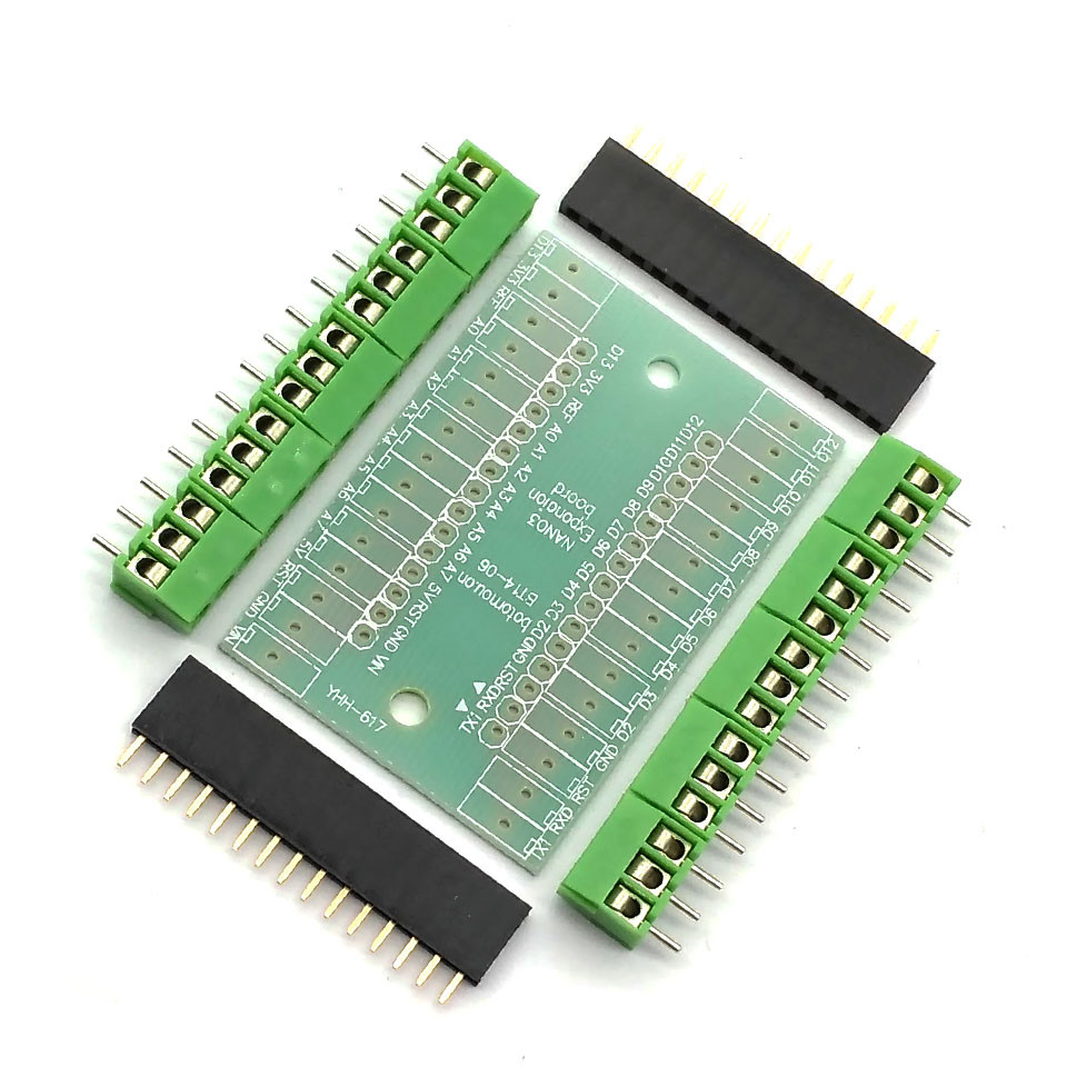 Expansion Board Terminal Adapter DIY Kit For Arduino NANO IO Shield V1.0 | Shopee Malaysia