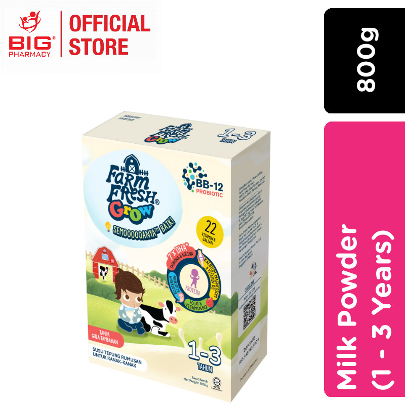 FARM FRESH GROW POWDER (1-3 YEARS) 800G | Shopee Malaysia