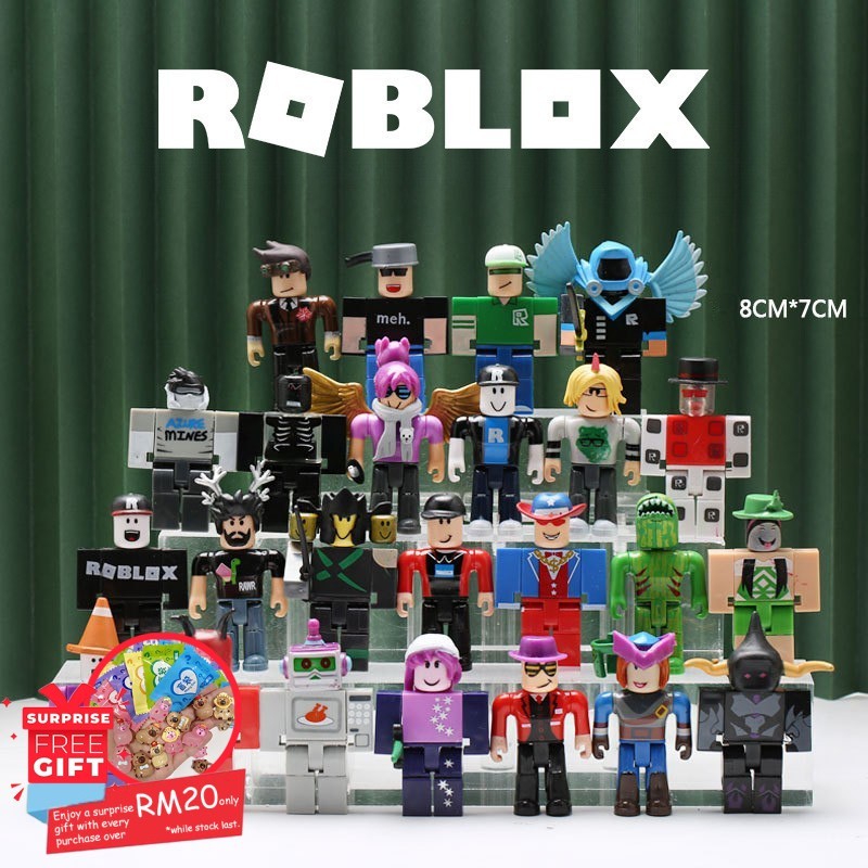 Roblox Miniature Figures Set Block Minecraft Survival Game Collection ...