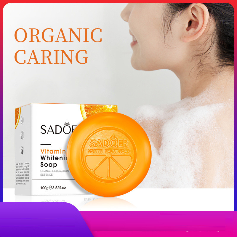 SADOER Vitamin C Whitening Soap Moisturizing Improve Dark Yellow ...